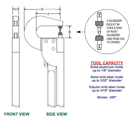 手铆钉挤压器 - Hanson Rivet＆Supply Co， - bob首页